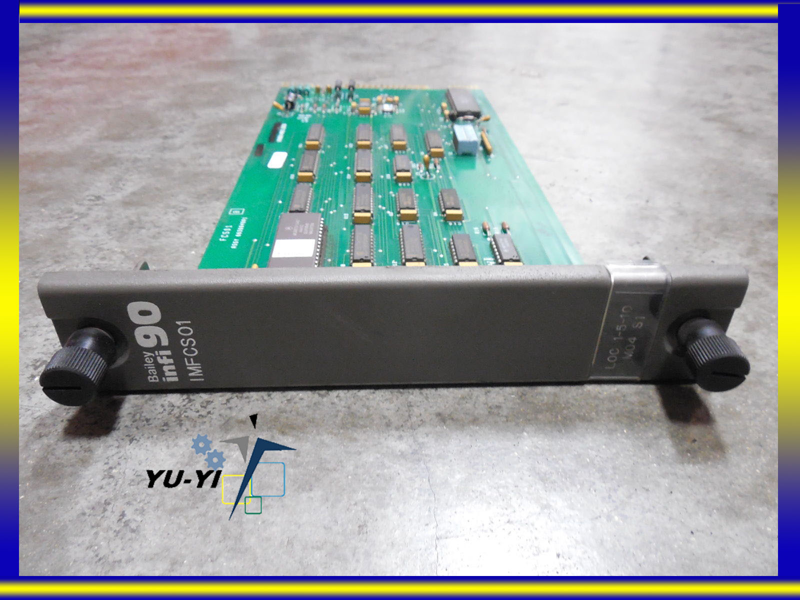 Bailey Controls IMFCS01 infi 90 Frequency Counter Slave Module - PLC DCS SERVO Control MOTOR ...